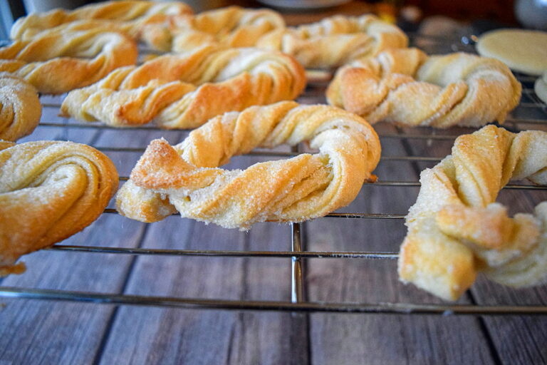 German Sour Cream Twists - My Grandmother’s Sugar & Yeast Cookies
