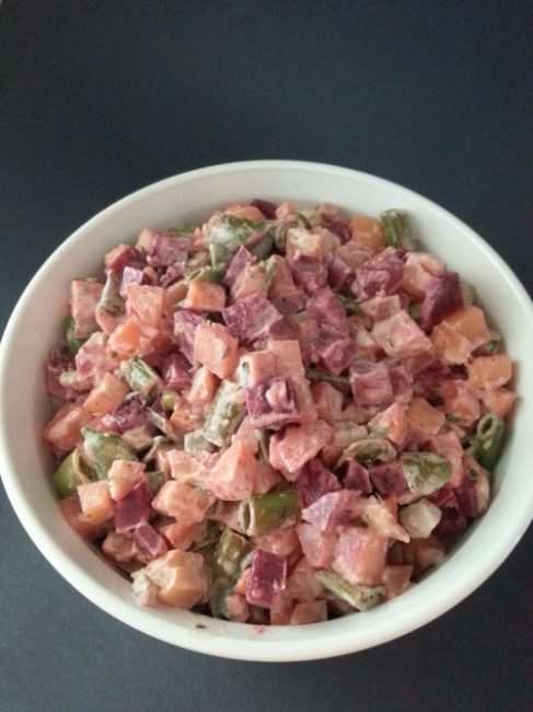 Try This Russian Salad for a New Take on Potato Salad
