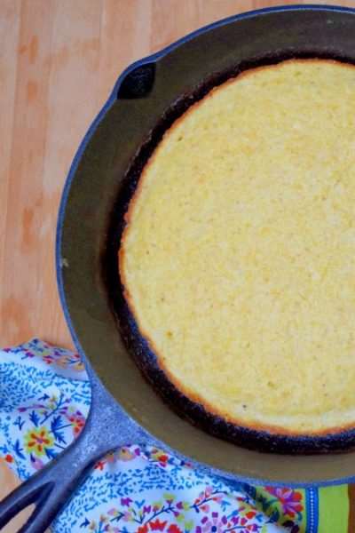 Easy Southern Cornbread without sugar