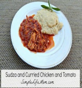 Zimbabwean Sudza and Curry Chicken (Grits & African Chicken Stew)