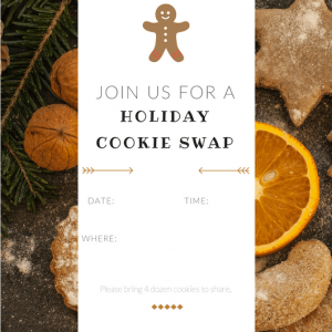 How to Host a Cookie Exchange (+ Free Printables & Invitation Templates)