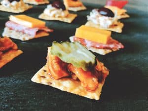 DIY Lunchables with 4 Cracker Topping Ideas