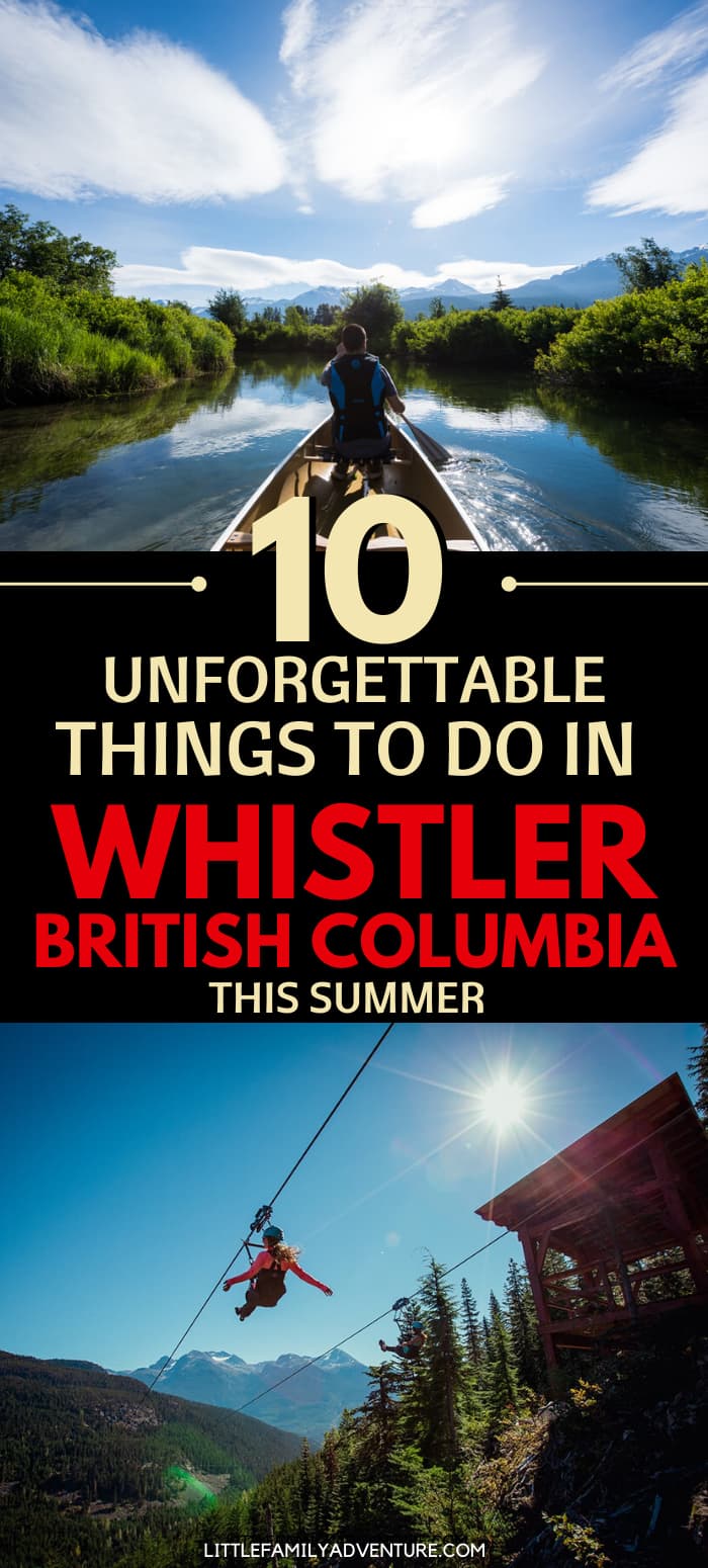 10 Whistler Summer Activities NOT to Miss