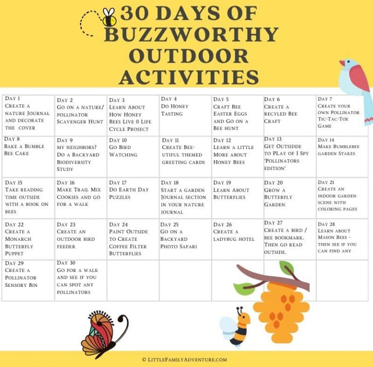 30 Bee Activities for Kids +FREE printable