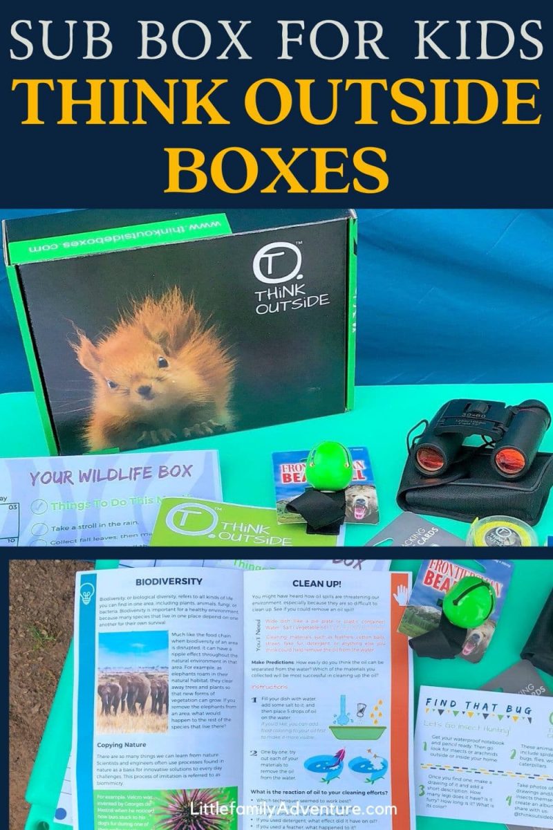 Think Outside Boxes - Nature/Outdoor Themed Subscription Box for Kids