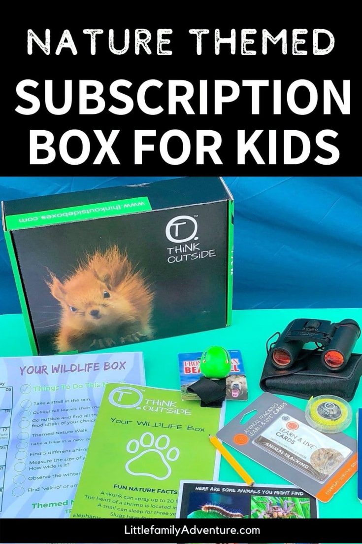 Think Outside Boxes - Nature/Outdoor Themed Subscription Box for Kids