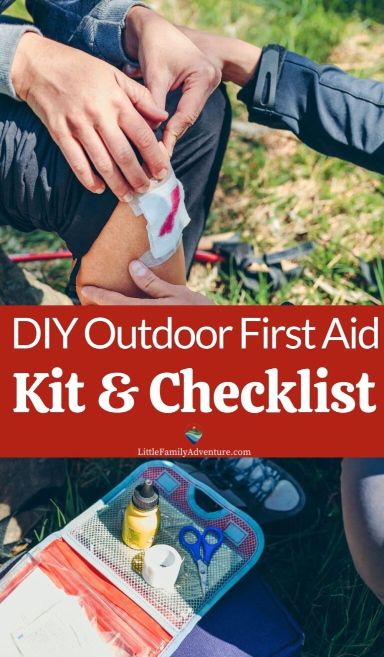DIY Outdoor First Aid Kit & Checklist | Little Family Adventure