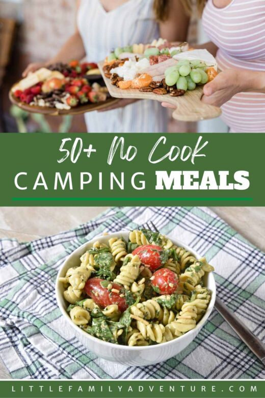 59 Camping Food Ideas- No Cooking Required for Breakfast, Lunch, Dinner ...