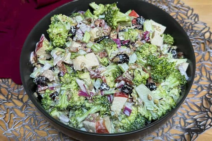 Truly the Best Broccoli Salad Recipe with Craisins - Really! Everyone ...