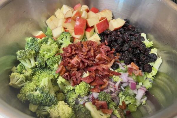 Truly the Best Broccoli Salad Recipe with Craisins - Really! Everyone ...