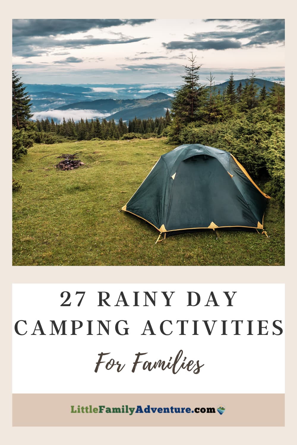 Camping in the Rain? Here are 25+ Great Ways to Keep the Family Busy!