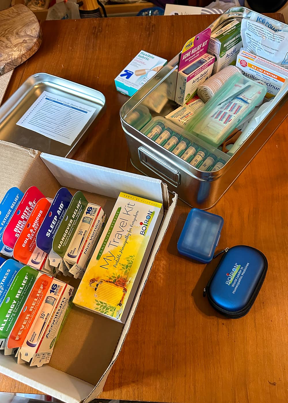 How to Create a Homeopathic First Aid Kit for College Students + Printable