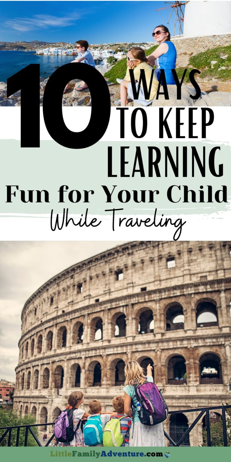 How to Keep Up With Your Kids' Education When Traveling as a Family