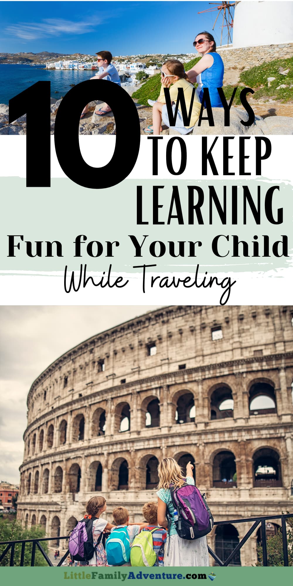 How to Keep Up With Your Kids' Education When Traveling as a Family